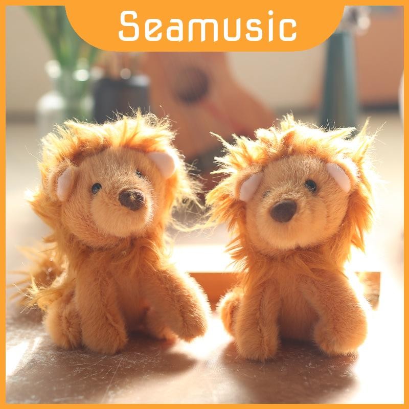 Lion Mini Cute Plush Pendant Keychain Soft Toy Collectible For And ...