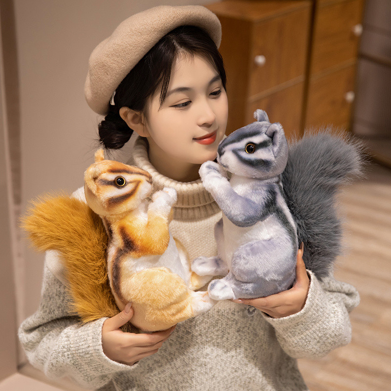 BCT High Quality Squirrel Plush Animal Toys Soft Plush Squirrel Toys ...