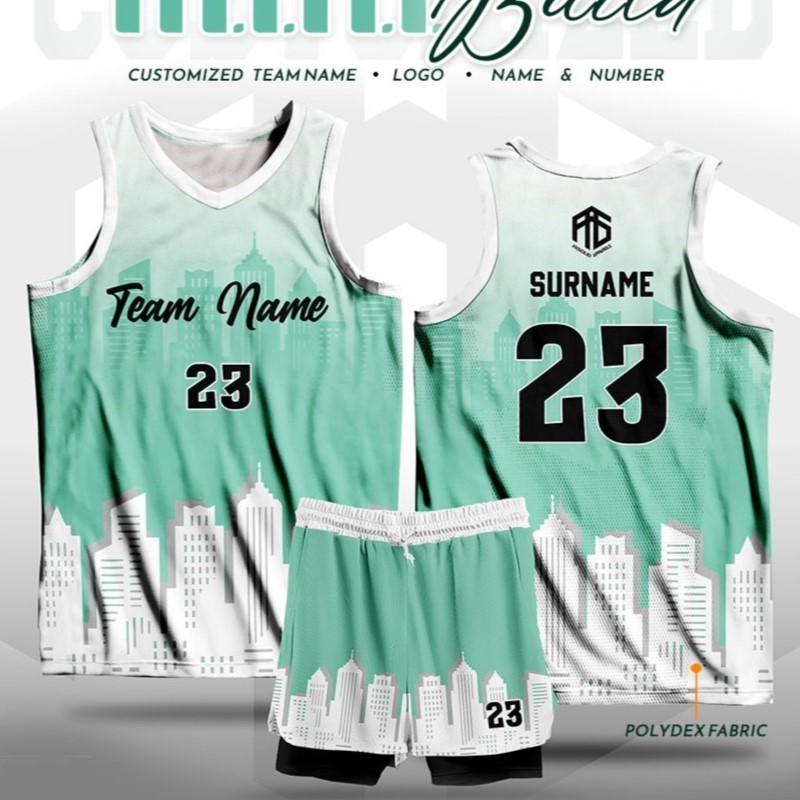MINT BUILD FR CONCEPT BASKETBALL SANDO AND SHORT FULL SUBLIMATION KIDS ...