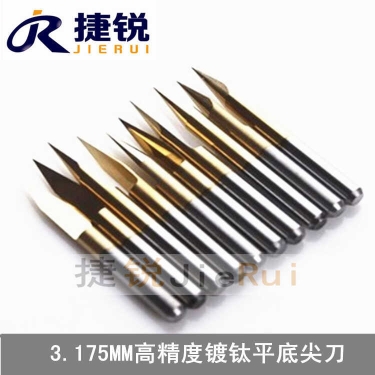 3.175Mm Jierui Brand Titanium Plated Flat Bottom Sharp Knife Carving ...
