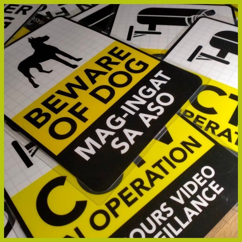 Paalala Panatilihing Malinis ang Lugar na Ito Sign | Laminated Signage ...