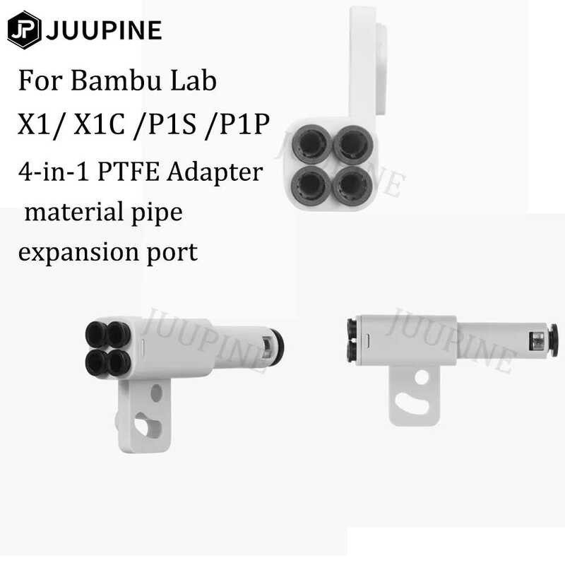 D For 3 Bambu Lab 4-In-1 PTFE Adapter Material Expansion Port AMS ...