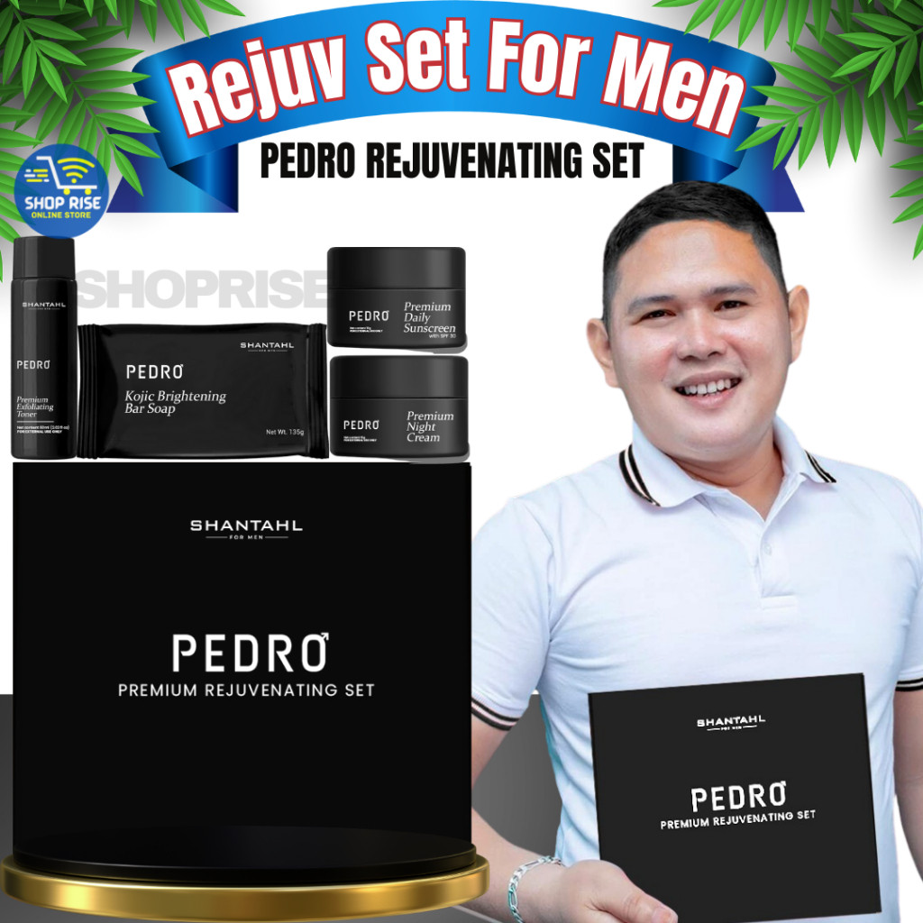 PEDRO Rejuvenating Set for Men Original Effective Skincare Pampaputi ...