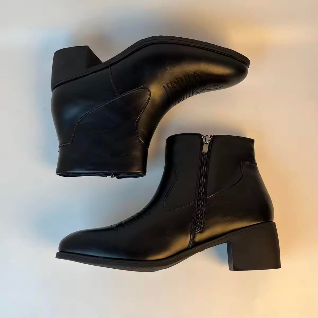 KMY chelsea boots classic men chelsea boot with zip desgin KMY men high ...