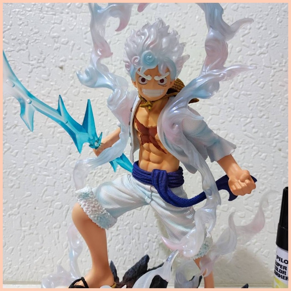 ⭐ ∈ One Piece Luffy Monkey D. Luffy Gear 5 Nika Luffy Standing Rock ...