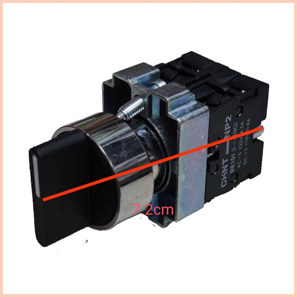 ∇ Chint Selector Switch Metal Base 22mm 3P 2NC, Selector Switch 3 Position 2NC - NP2-BD33 ...