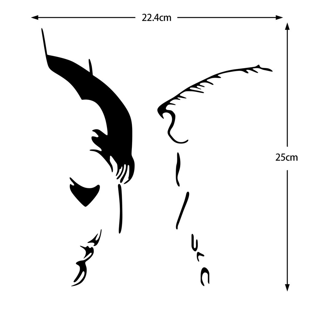 Stickers for Batman Car Window Door Windshield Scratch Cover Motorcycle ...