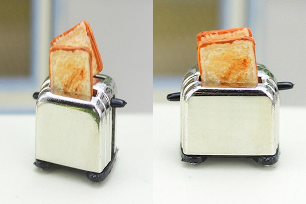 OPPO Dollhouse Kitchen Decor Dollhouse Appliance Set Miniature Toaster ...