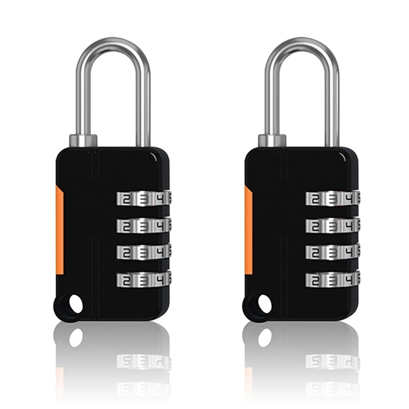2Pcs 4 C4 Digit Number Combination Pad Padlock Outdoor Waterproof ...