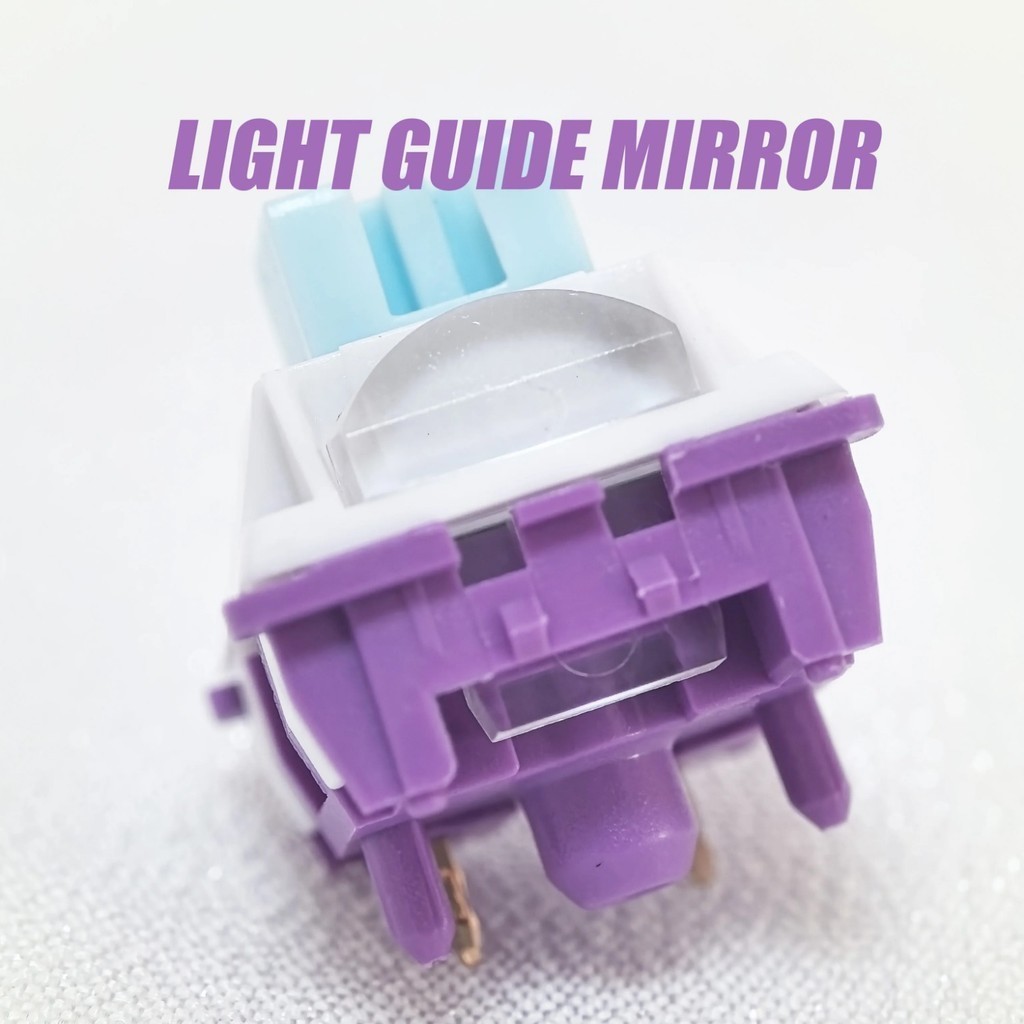 3Pin/5Pin Panda Linear Switch With Light Guide Mirror Tactile Clicky ...