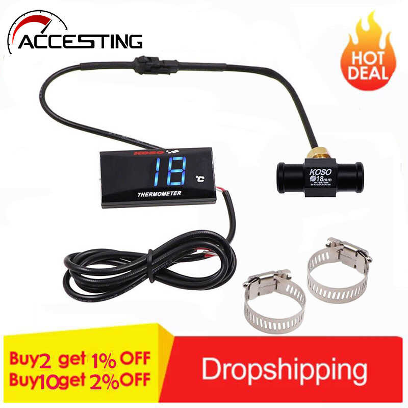 751 KOSO Water Temperature Gauge Mini Temp Meter For Xmax250 300 NMAX ...