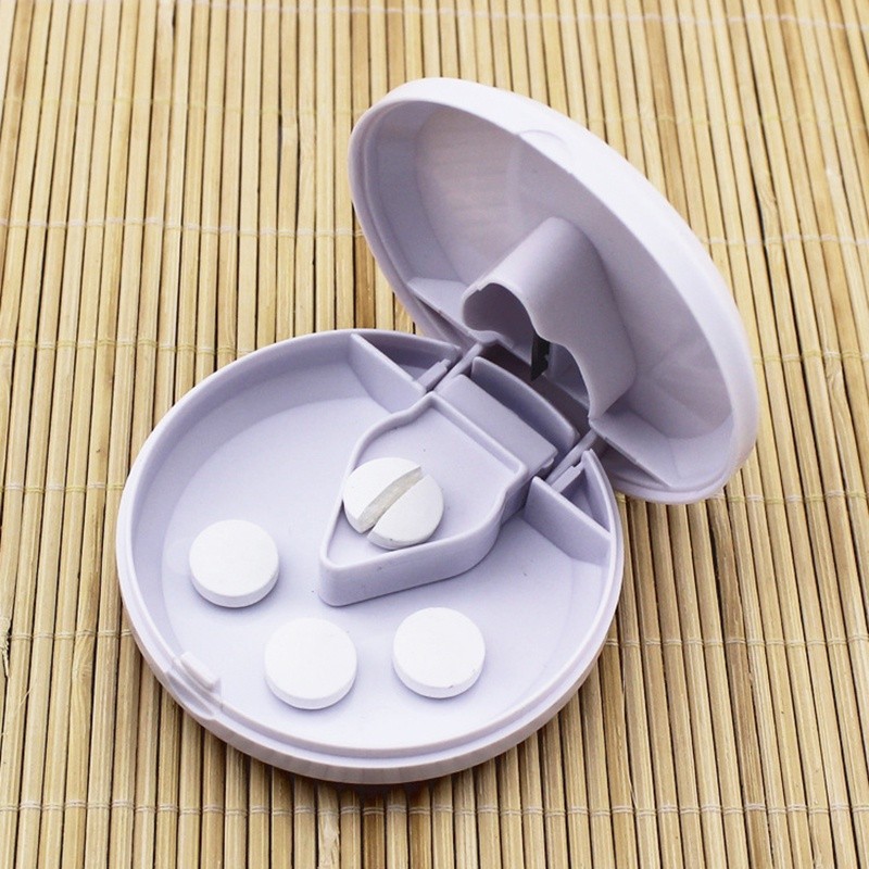 Portable Pill Cutter Splitter Divide Medicine Splitter Storage Case ...