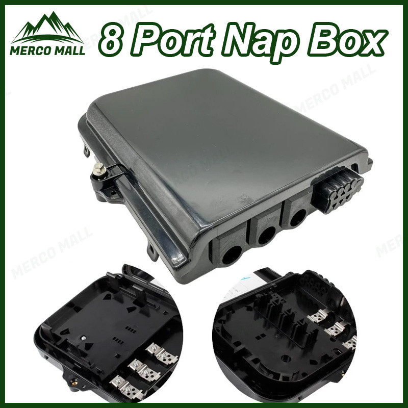 8 Ports Nap Box Fiber Optic Distribution Box Splitter Box IP65 with ...