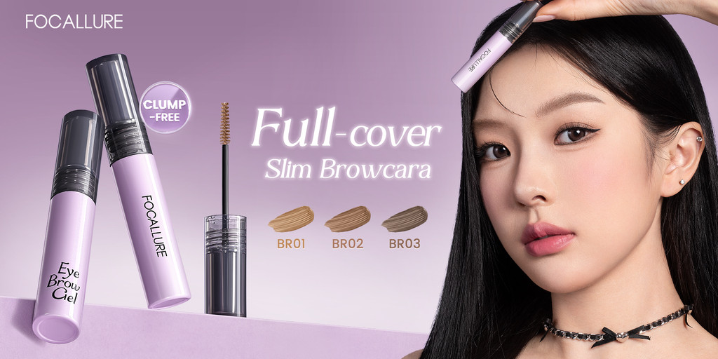 FOCALLURE Full-Cover Slim Browcara Eyebrows Mascara Non-clumping Soft ...