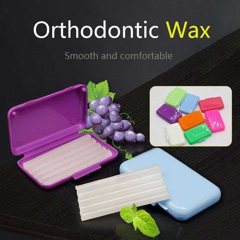 Dental Orthodontic Relief Wax 10 Fruit Scents Fit Brackets Braces Gum ...