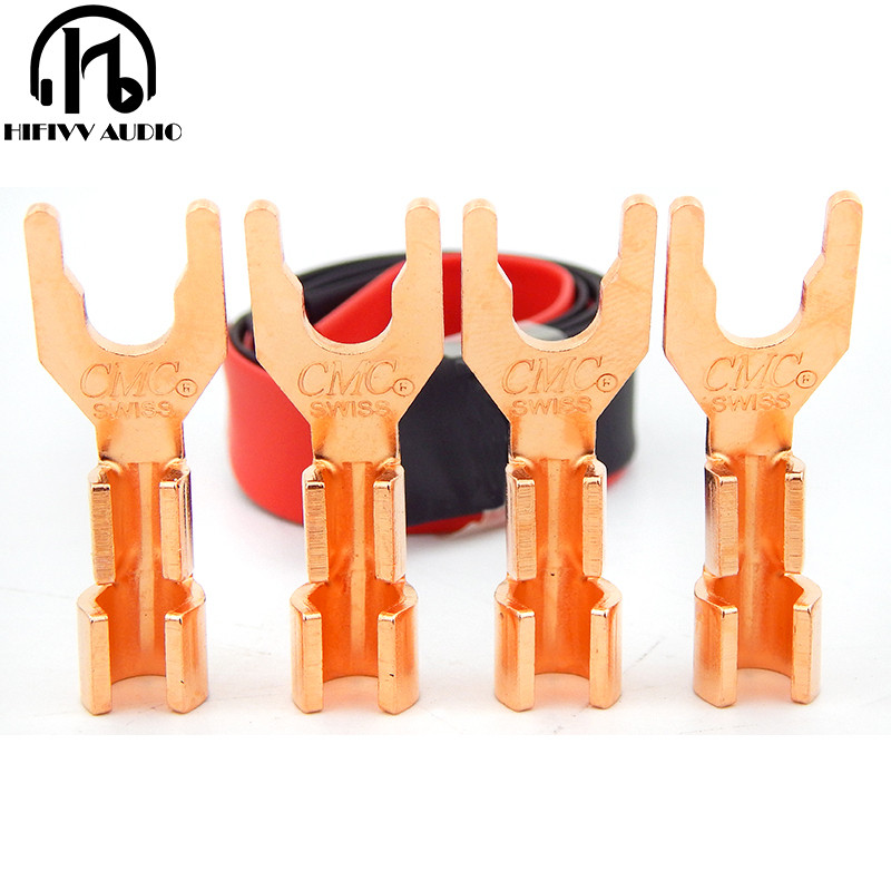 Hi End cmc 6005 speaker Y PLUGS connector For HiFi Audio Amplifier Pure ...