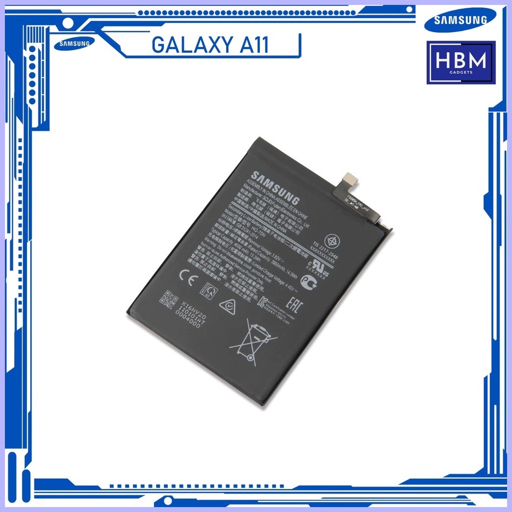 Original Samsung Galaxy A11 Battery A115, SM-A115, Model: HQ-70N ...