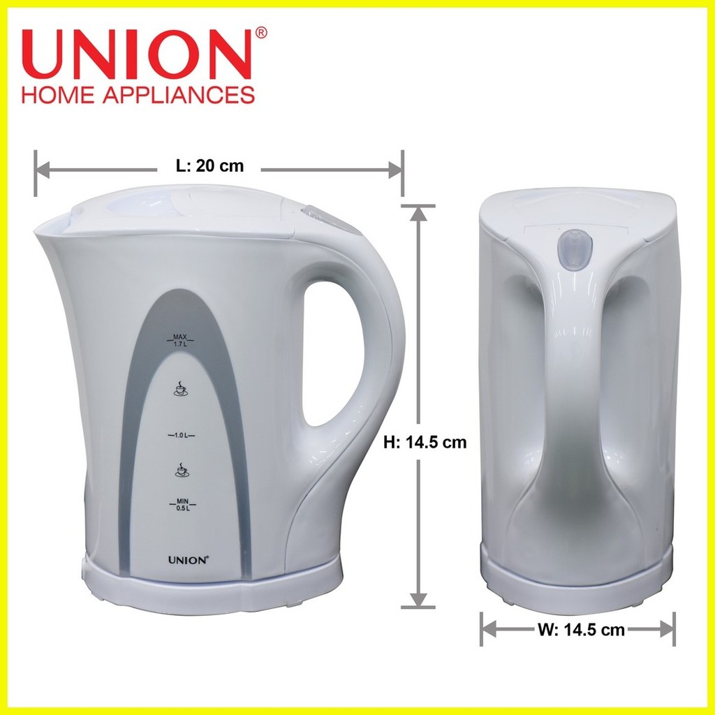 ♨ ๑ ⊕ Union UGCK-170 1.7L Electric Kettle | Shopee Philippines