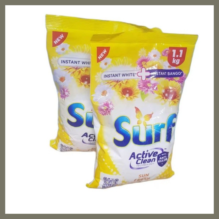 ♨ [Pack of 2] SURF Detergent Powder - Active Clean Technology - SUN ...
