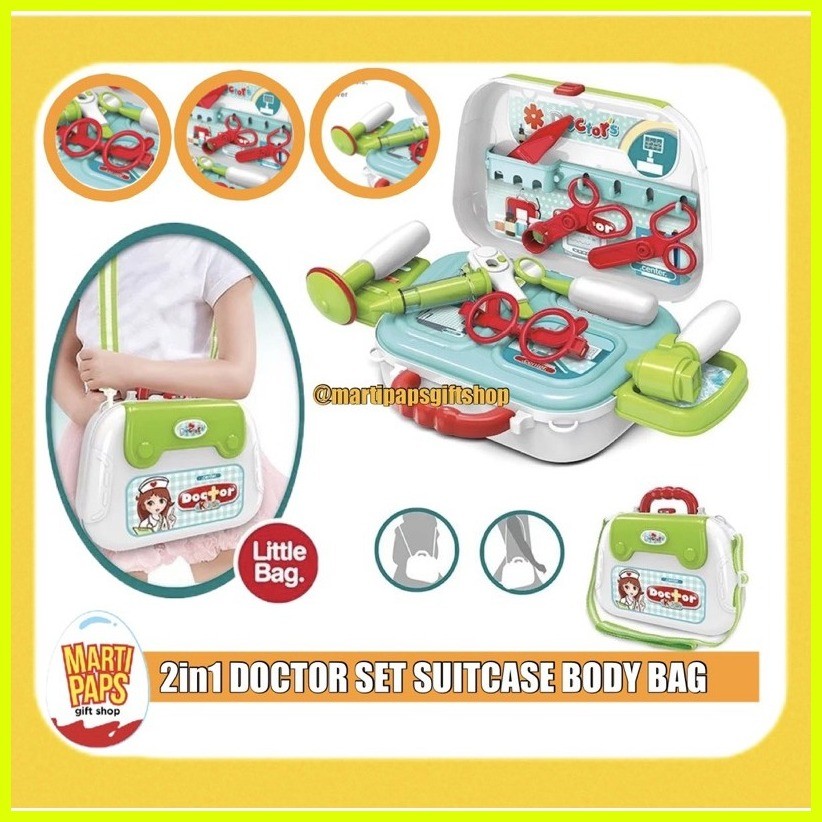 2in1 DOCTOR SET TOY SUITCASE TOY BODY BAG TOYS FOR KIDS | Shopee ...
