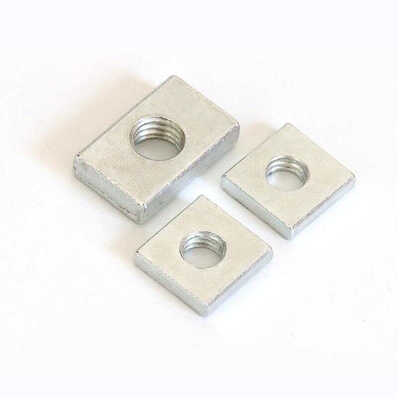 Square nut, square screw, female groove nut, plate type iron nut ...