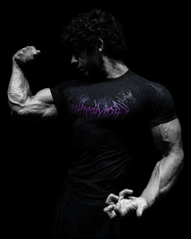 Breathedivinity Compression Shirt Short Sleeve Tops Muscle GYM Fiess In ...