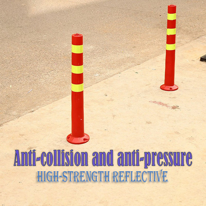 68CM Safety Cone Jalan For Safety Road Pole Road Barrier Pole Flexible ...