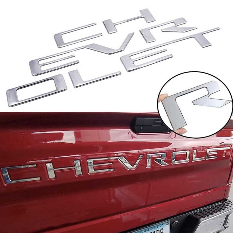 Suitable For Chevrolet SIERADO Rear Trunk Lettering CHEVROLET Modified ...
