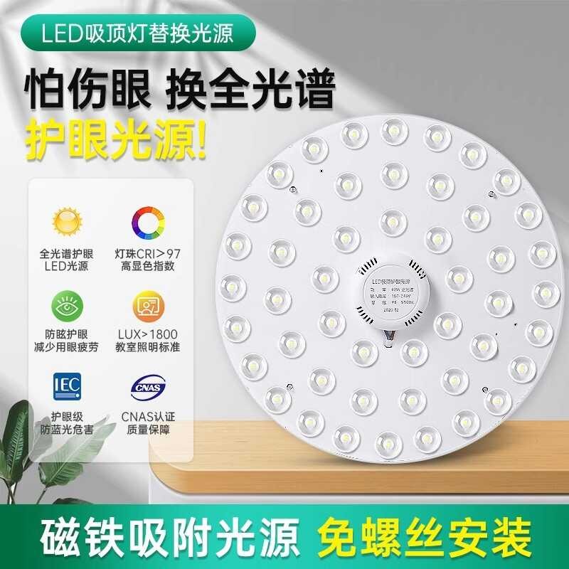 Ceig Light LED Wick Replacement Circular Light Board Household Full ...
