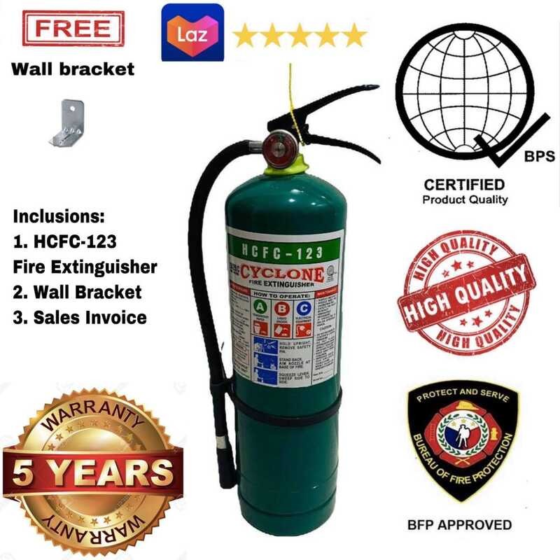 Fire Extinguisher HCFC Hcfc-123 10Lbs Clean Agent Brand CYCLONE 573 ...