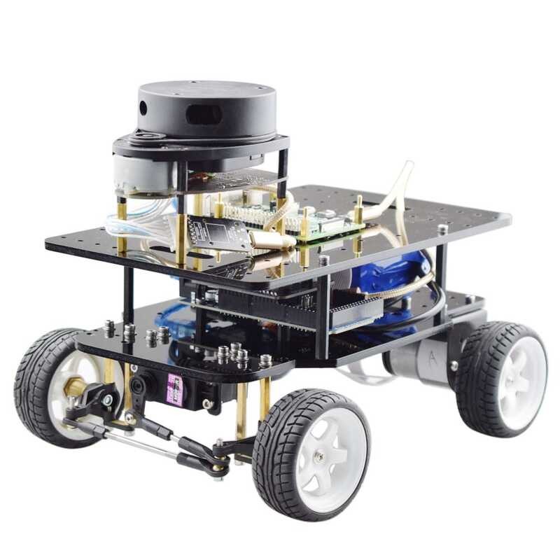 Cac ROS SLAM Ackerman Steering Robot Car Kit With Lidar Raspberry PI For Arduino/Stm32 ...