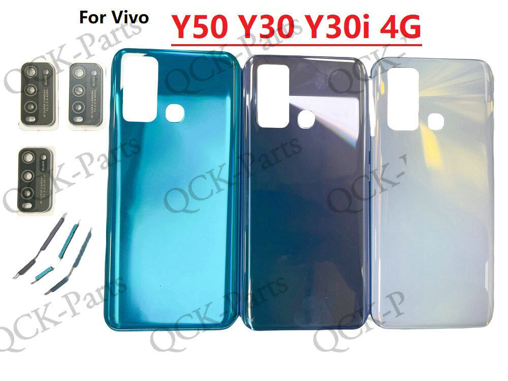 For Vivo Y50 Y30 Y30i 4G Back Cover Battery Door Rear Case Back Housing ...