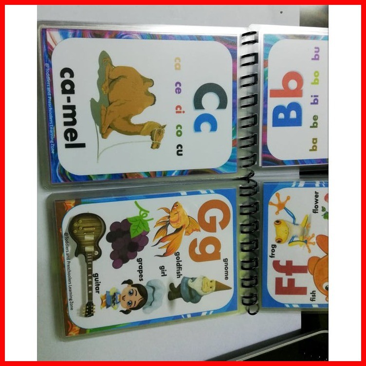 Modern Filipino Alphabet ABAKADA English Alphabet Flashcards Size A6 (1 ...