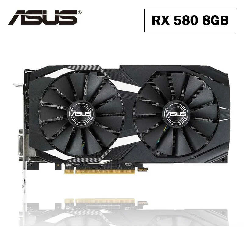 Graphics b Cards AMD RX 580 8GB GDDR5 Mining GPU Video Card 256Bit ...