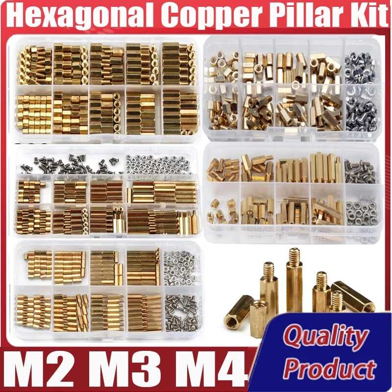 M2 ☆ M3 M4 Hex Standoff Brass Spacer Hexagon Stand Off PCB Board ...