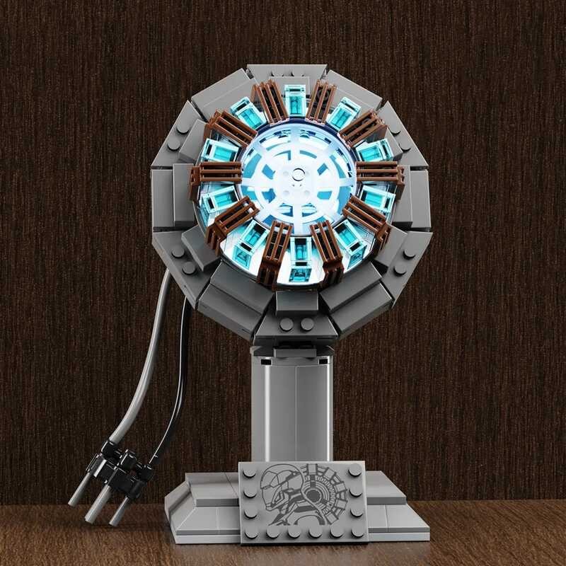 Man Iron Peripheral Building Block Model 2 chest lamp 1 alloy ark ...