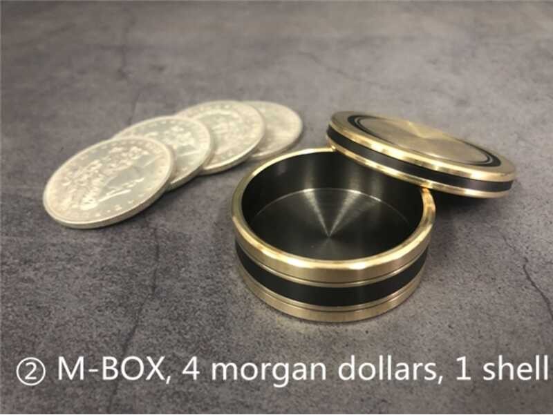 M-Box [Deuuo] By Jimmy Fan (Morgan Size) Magic Tric Coin Appear Vanish ...