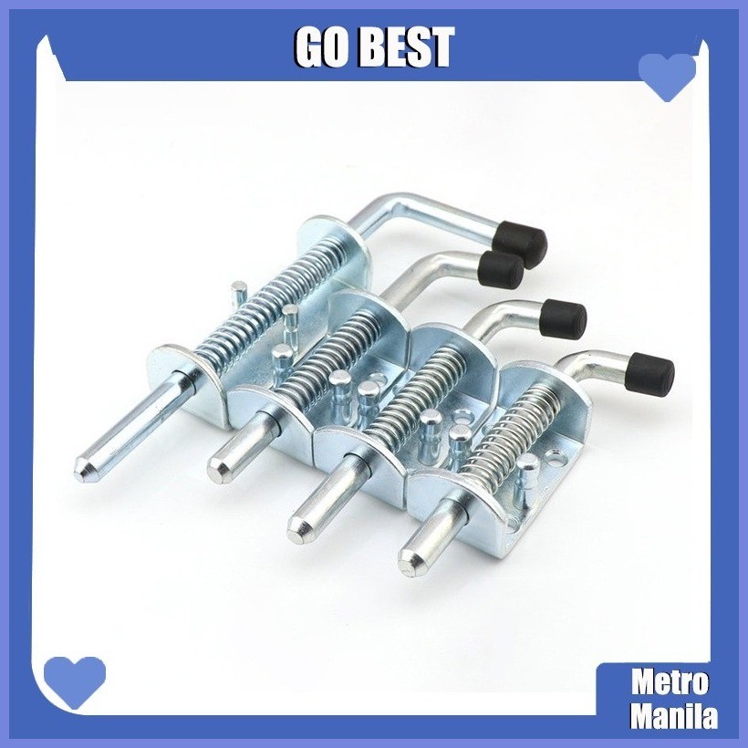 § Metal Spring Door Latch Bolt Lock Heavy Duty Spring Latch For Gate ...