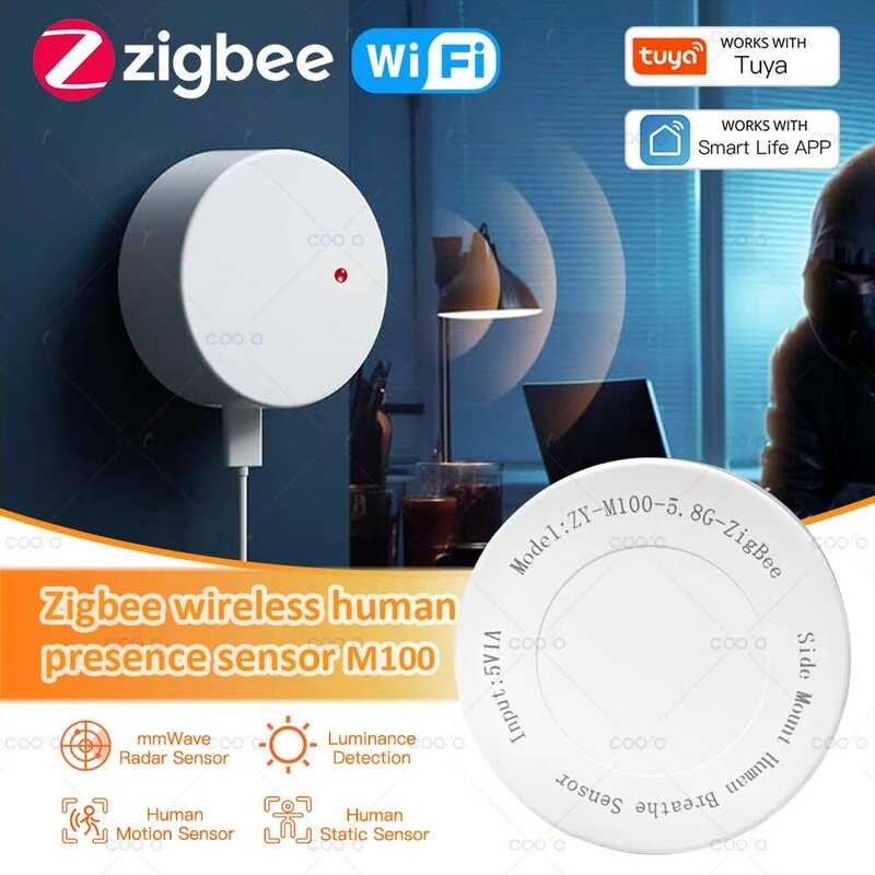Zigbee 1 0F Wifi Mmwave Human Presence Motion Sensor Radar Wave ...