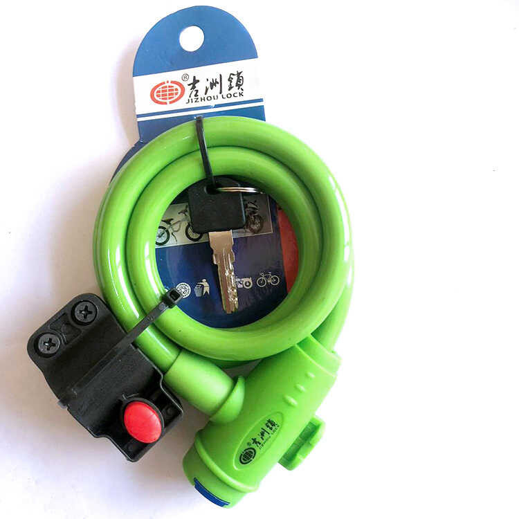 Jizhou 5103 bike lock, bicycle ring lock, mountain bike, steel cable ...