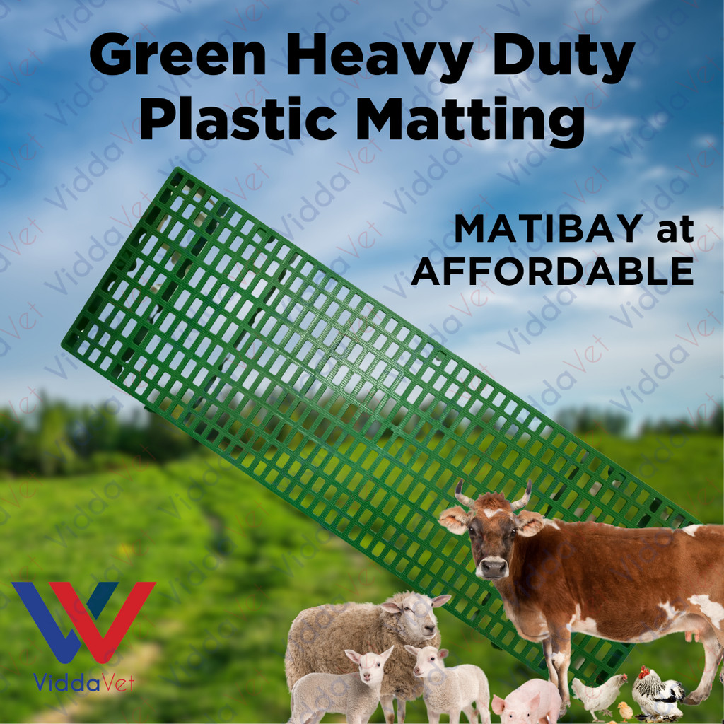 Heavy Duty Green Plastic Mattings for Pigs and Livestock 1x3 size ...