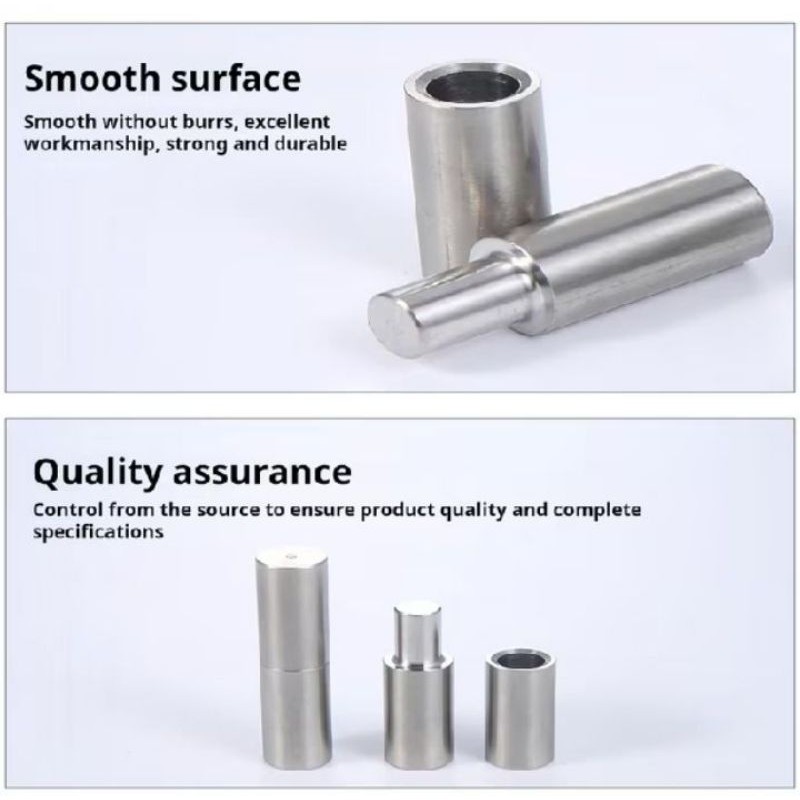 STAINLESS 304 CYLINDRICAL DOOR HINGES SOLD PER PIECE SIZES 6MM TO 24MM ...