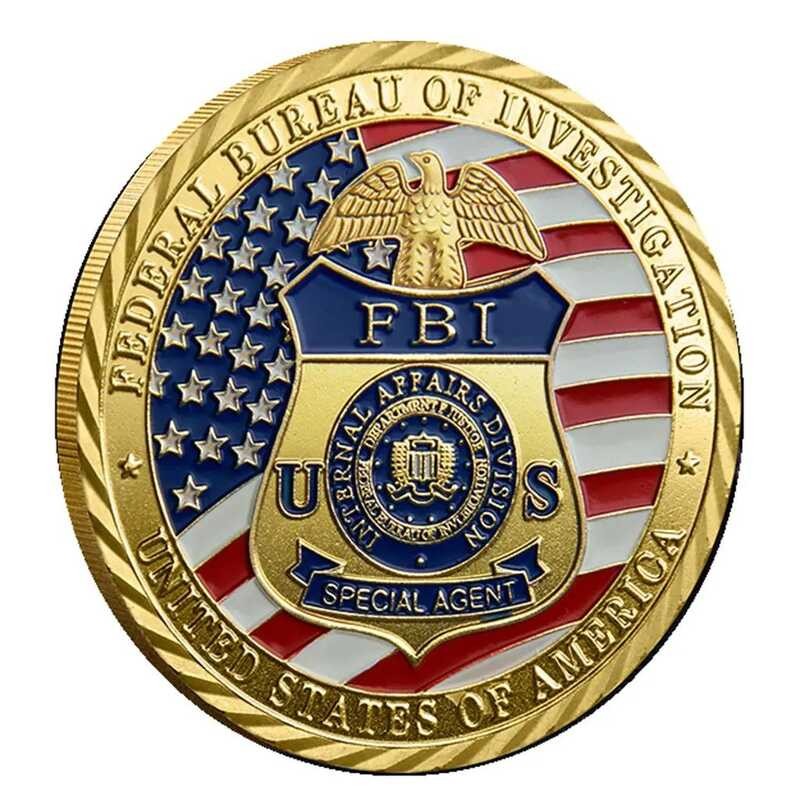 US Military Challenge FBI Theme Metal Plating Industrial Product ...