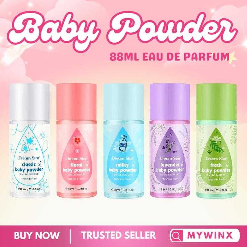 Dream Star Baby Powder Perfume Eau De Parfum Lasting Fragrance Natural ...