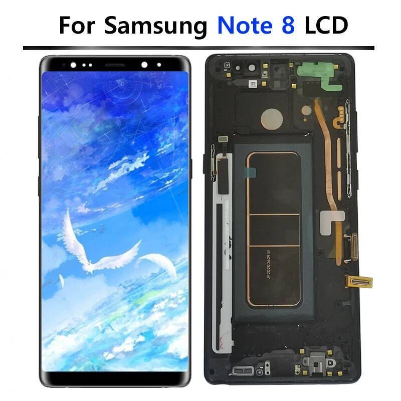6.3'' Tested SUPER AMOLED For SAMSUNG GALAXY Note 8 Note8 LCD Display ...