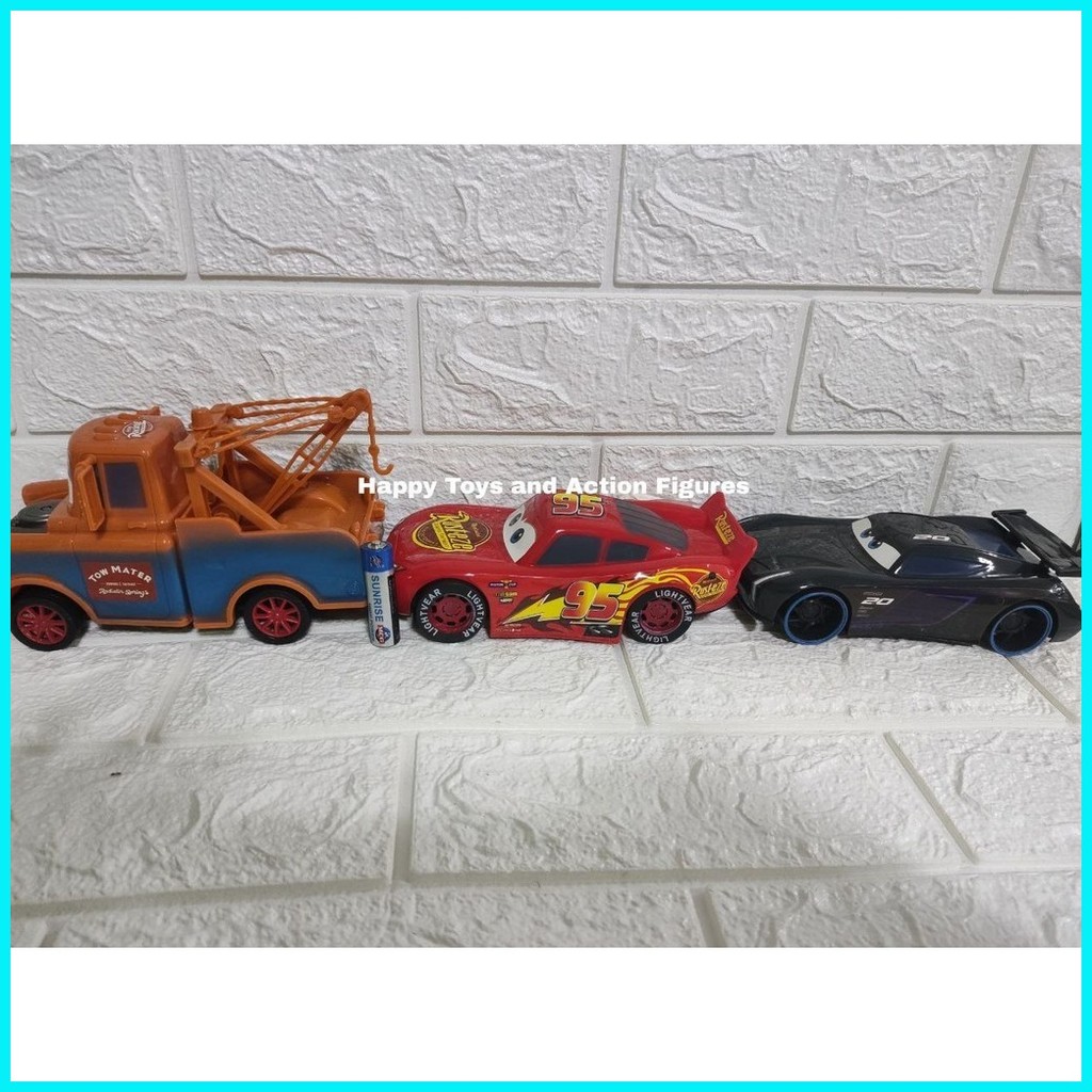 CARS LIGHTNING MCQUEEN, MATER AND JACKSON STORM CAR SET TOY FOR KIDS ...