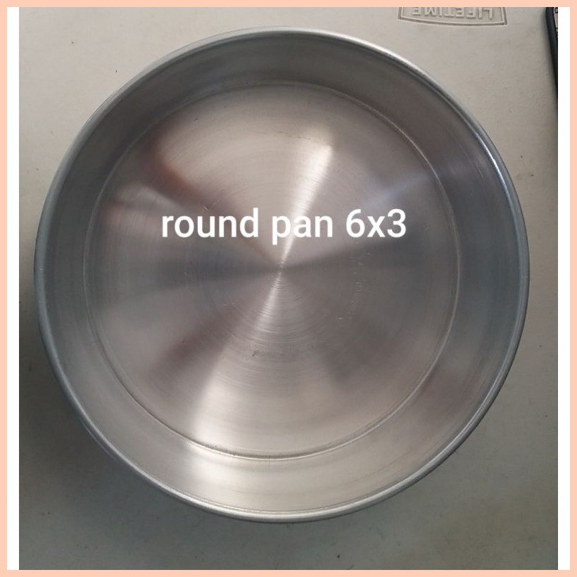 6x3 round pan/cake pan with high quality of aluminum | Shopee Philippines