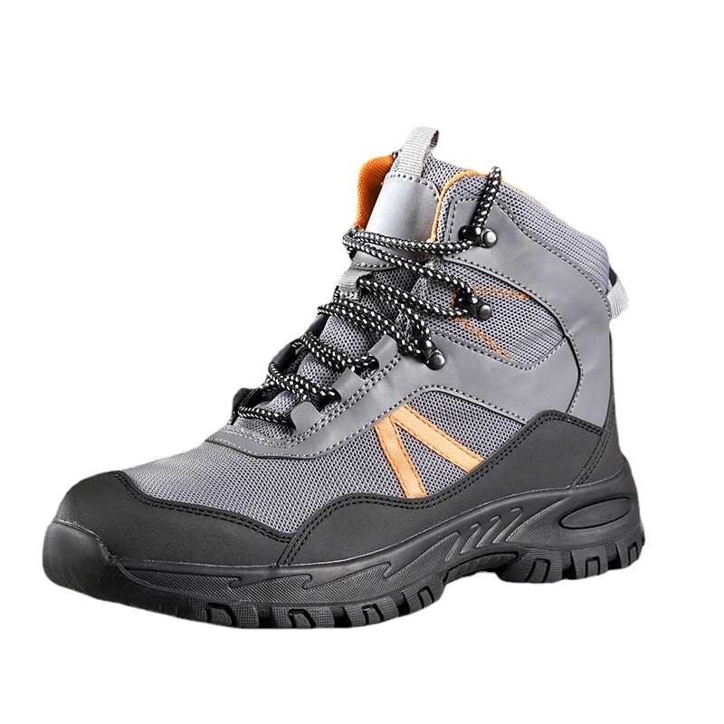 E1 Stab-Proof Unisex Men's Shoes With Steel Head Rubber Fabric Kevlar ...