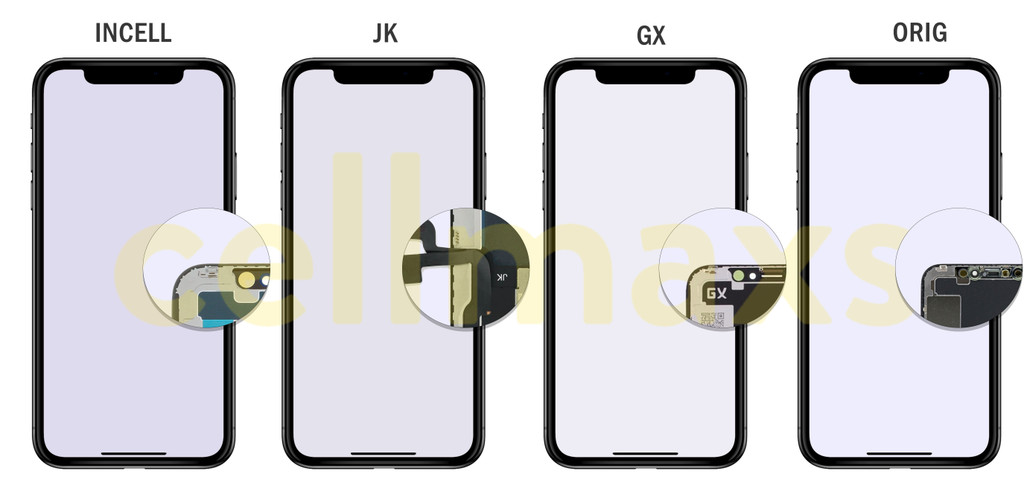 CELLMAXS For X XS XR Max 11 12 13 14 15 Mini Pro Plus Max GX OLED LCD ...