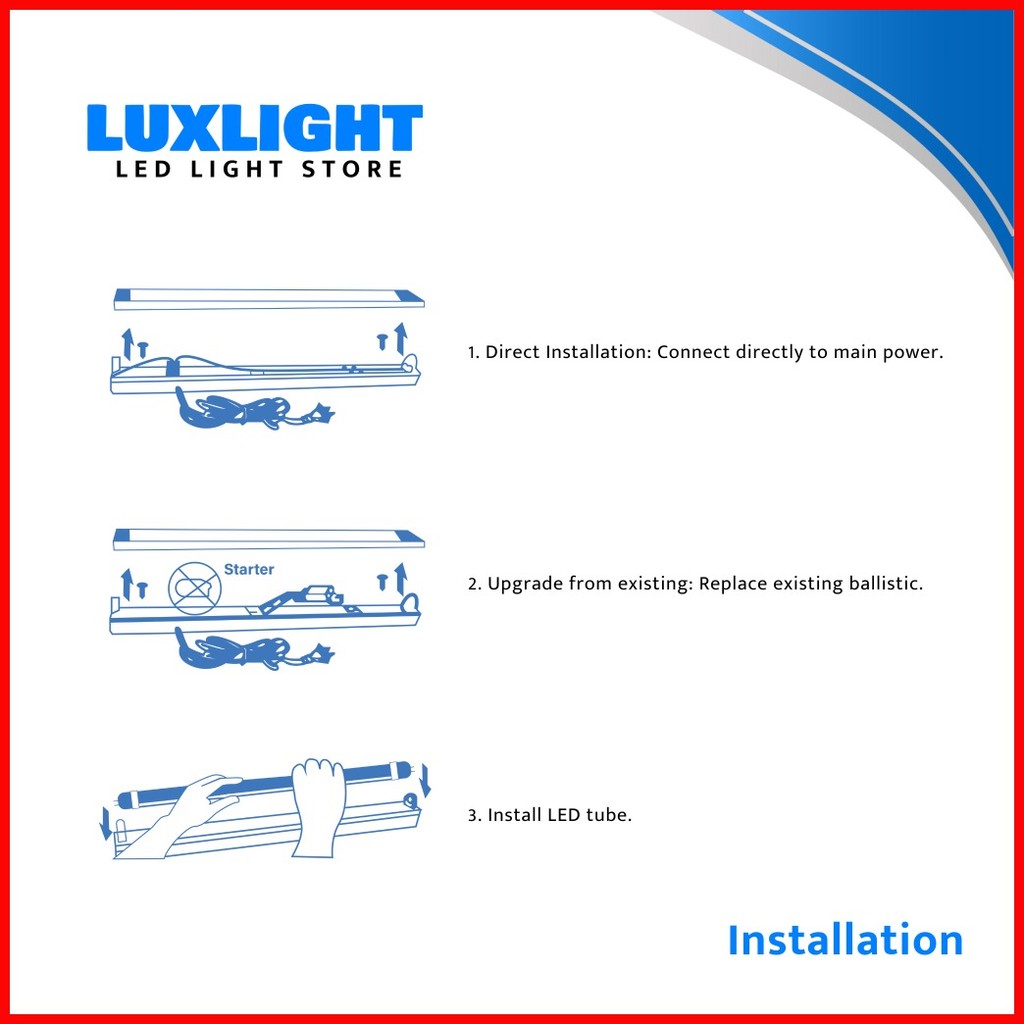 Lux Light LED T8 Tube Light PLASTIC 9W/14W/18W | Shopee Philippines